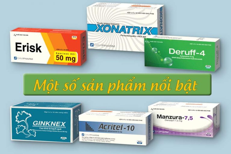 [Review] Công ty dược phẩm Đạt Vi Phú - Davipharm, sản phẩm nổi bật