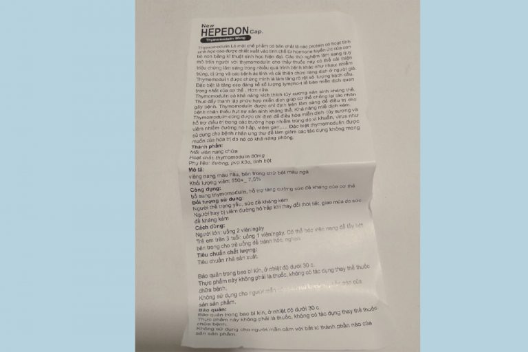 Thuốc Hepedon 80mg: Công dụng, cách dùng, giá bao nhiêu?